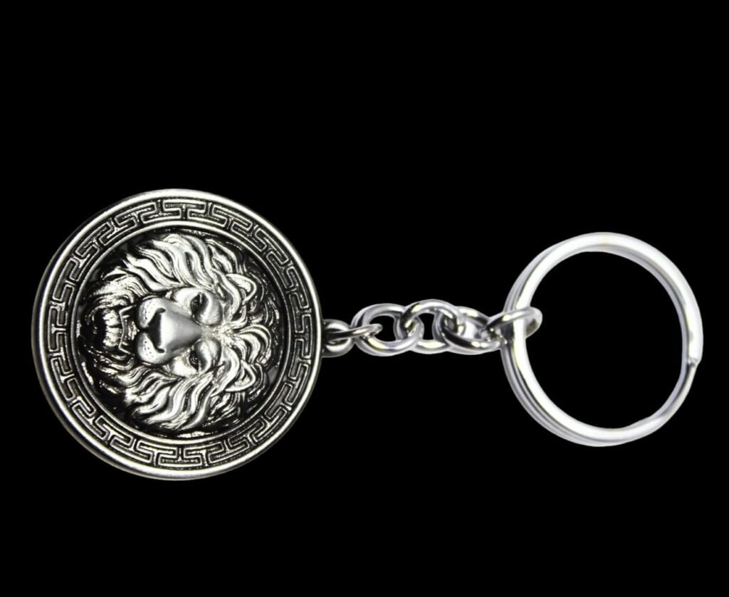 Lion Face Keychain for be a king - keychain.co.in