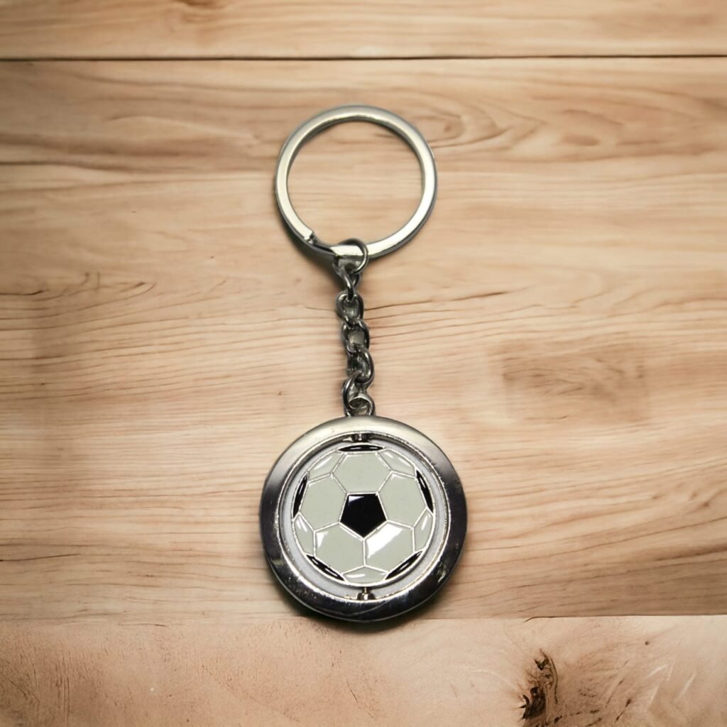 Explore the Football sports keychain in stainless steel - keychain.co.in